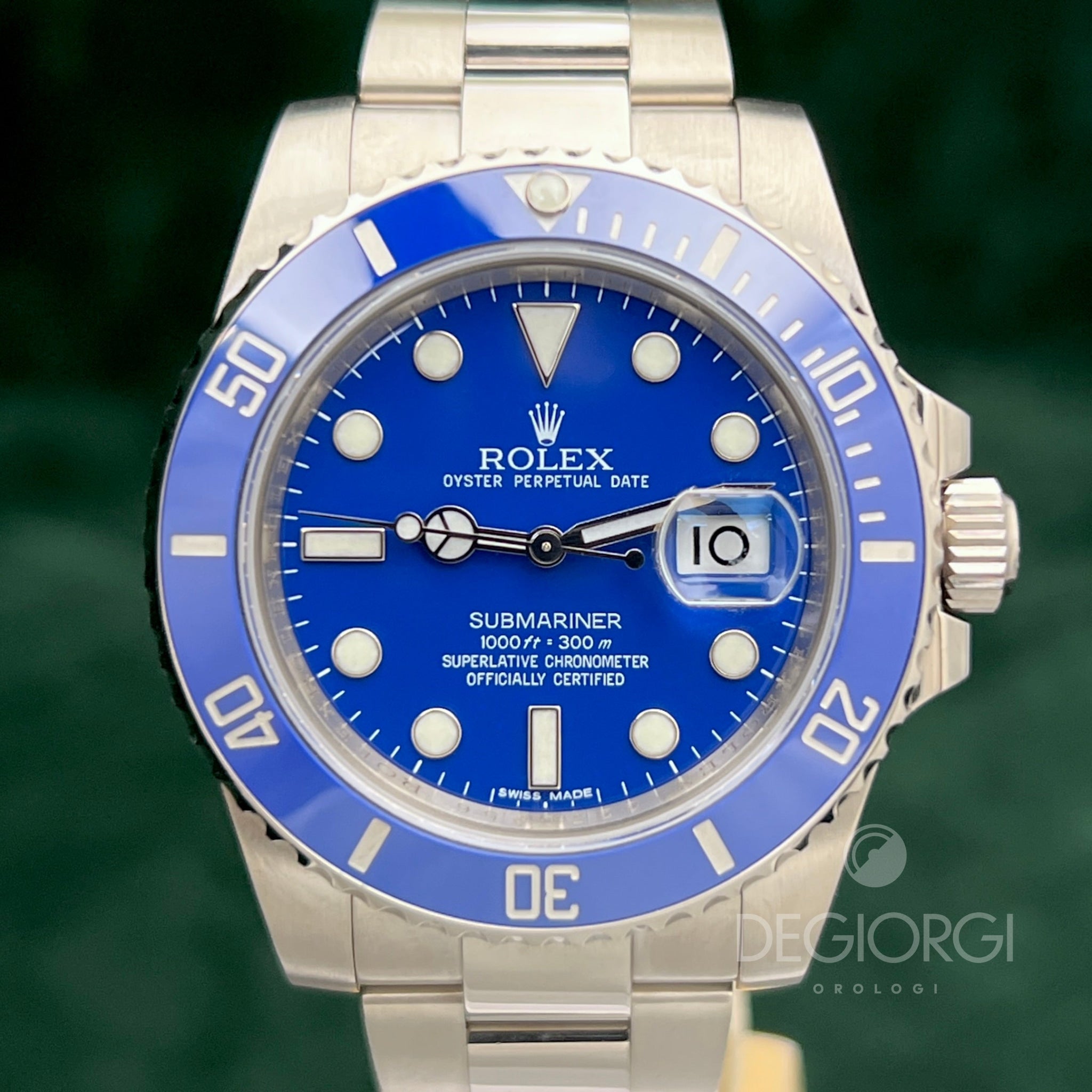 Rolex Submariner Date 116619LB Puffo Oro Bianco – DEGIORGI